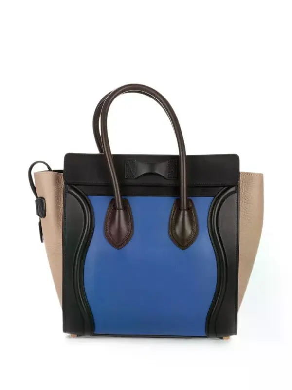 Celine Micro Luggage Tote Bag - Blue