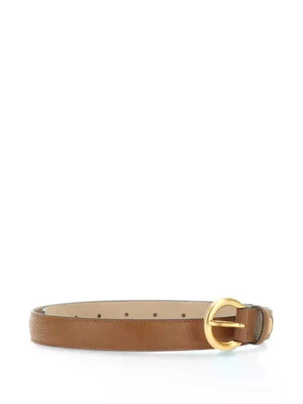 GIANNI CHIARINI Hammered Leather Belt