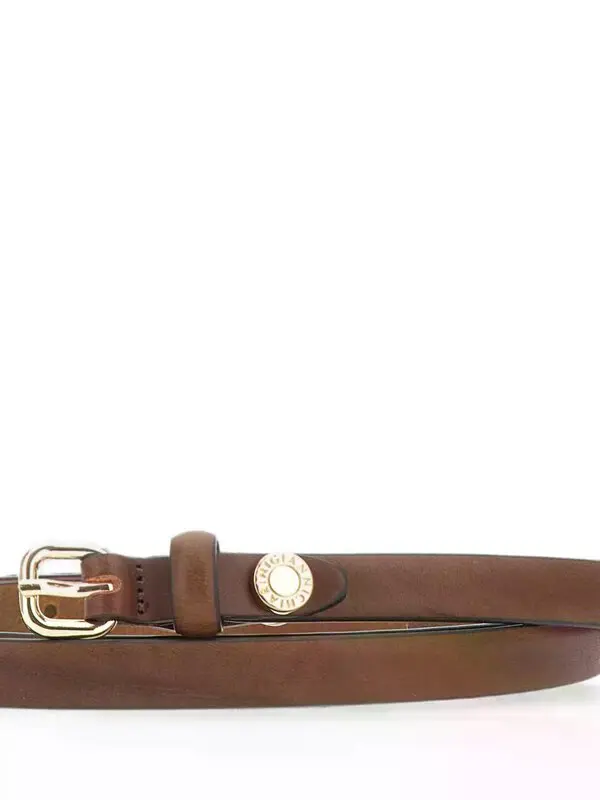 GIANNI CHIARINI Smooth Leather Belt With Buckle Fastening