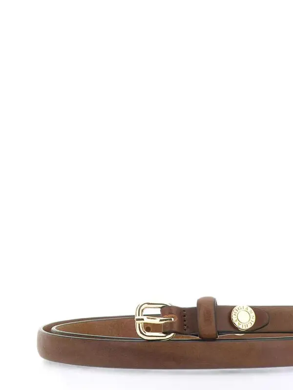 GIANNI CHIARINI Smooth Leather Belt With Buckle Fastening