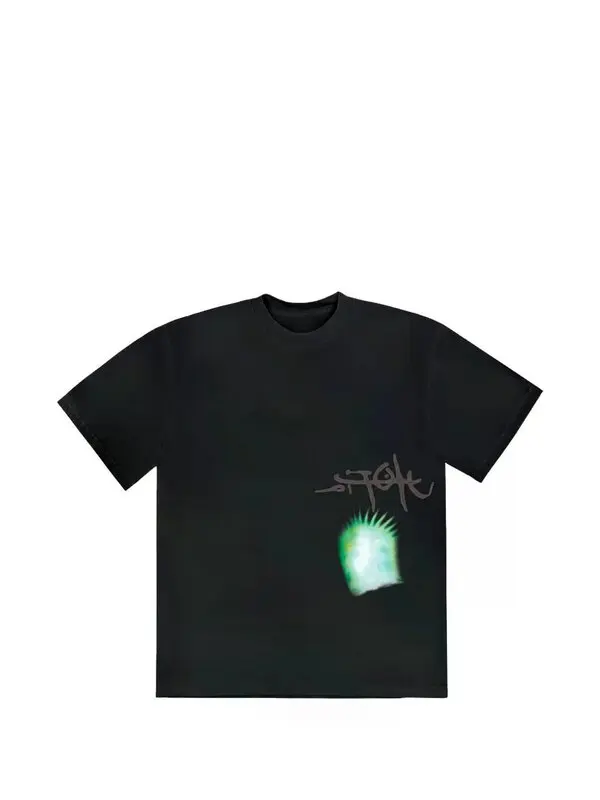 TRAVIS SCOTT Utopia C5 Graphic-print T-shirt - Black