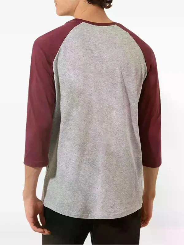 VANS Classic Heather Logo-print Raglan-sleeve T-shirt - Grey