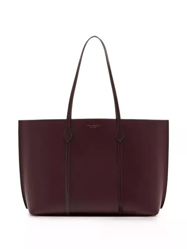 Tory Burch Perry Leather Tote Bag - Red