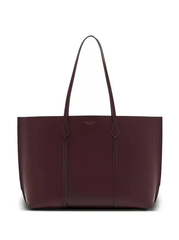 Tory Burch Perry Leather Tote Bag - Red