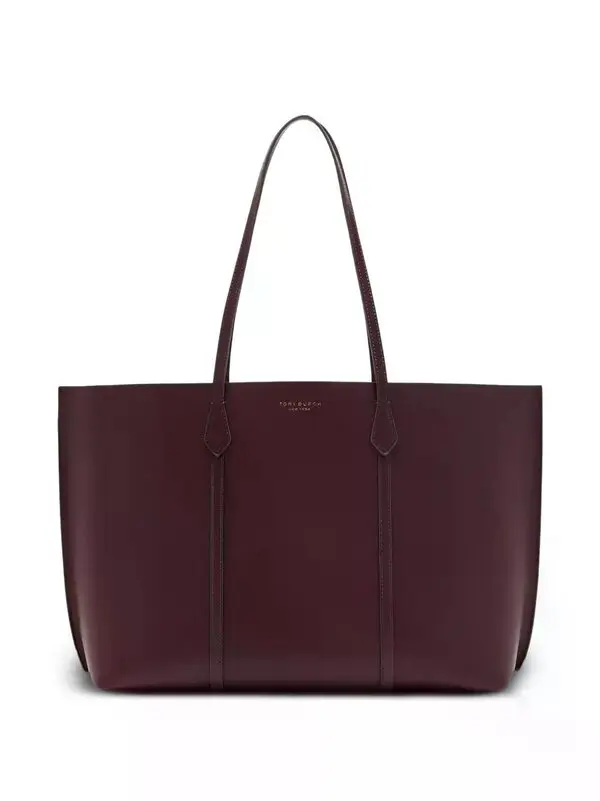 Tory Burch Perry Leather Tote Bag - Red