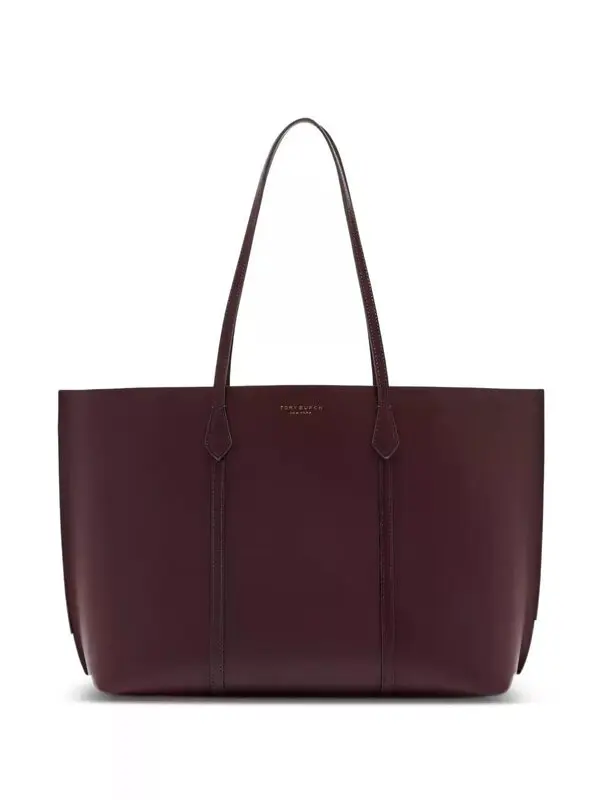 Tory Burch Perry Leather Tote Bag - Red