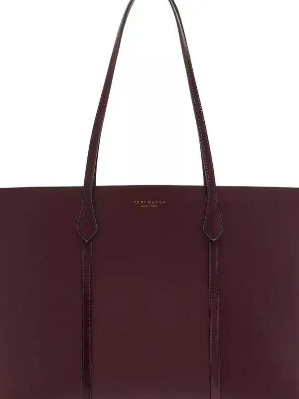 Tory Burch Perry Leather Tote Bag - Red