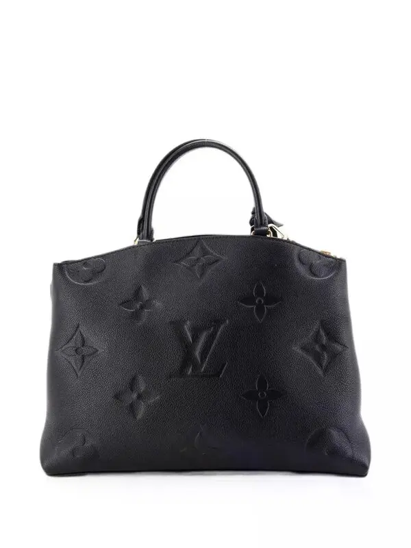 LOUIS VUITTON Grand Palais Handbag Monogram Empreinte Giant Shoulder Bag - Black