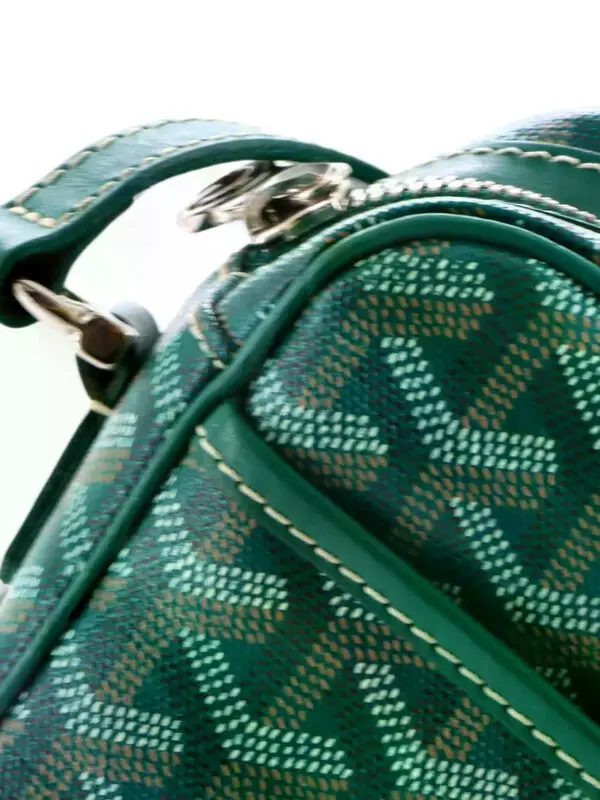 Goyard Cap Vert Bag In Coated Canvas