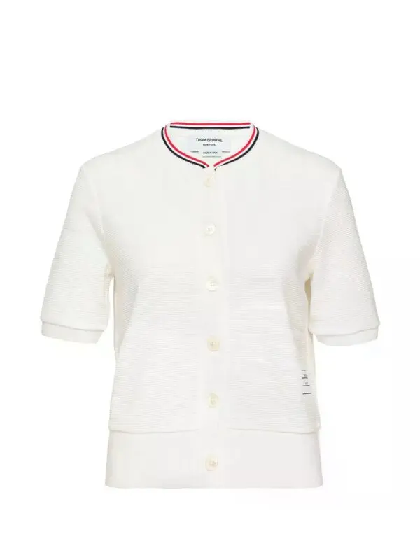 Thom Browne Rwb-stripe Cardigan