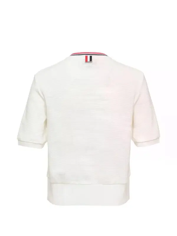 Thom Browne Rwb-stripe Cardigan