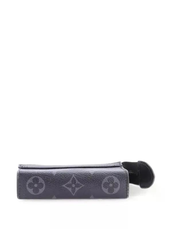 LOUIS VUITTON Voyage Key Monogram Eclipse Canvas Pouch