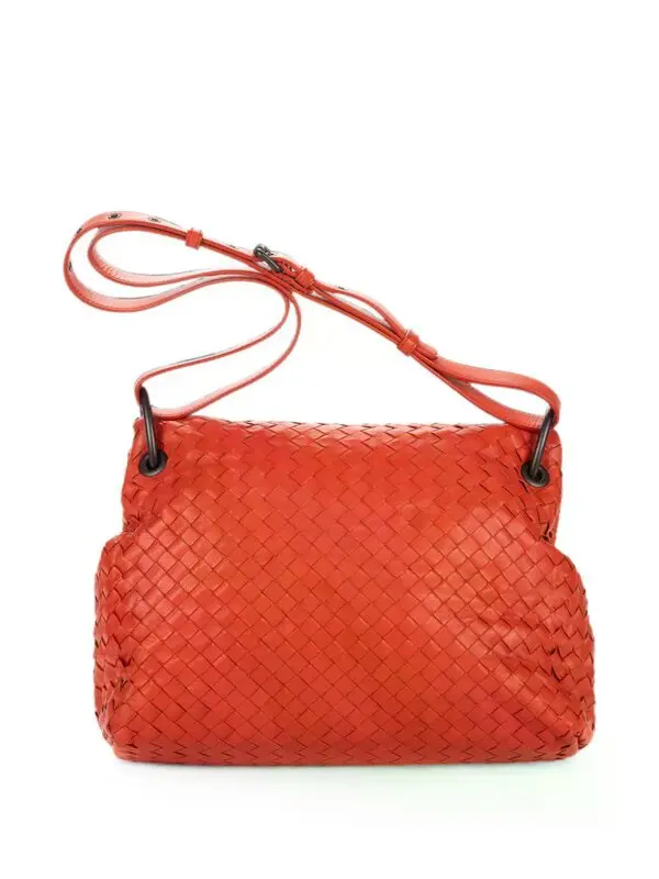 Bottega Veneta Intrecciato Weave Flap Shoulder Bag