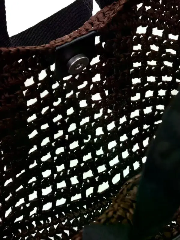 ALLSAINTS Logo-strap Crochet Woven Mini Tote Bag