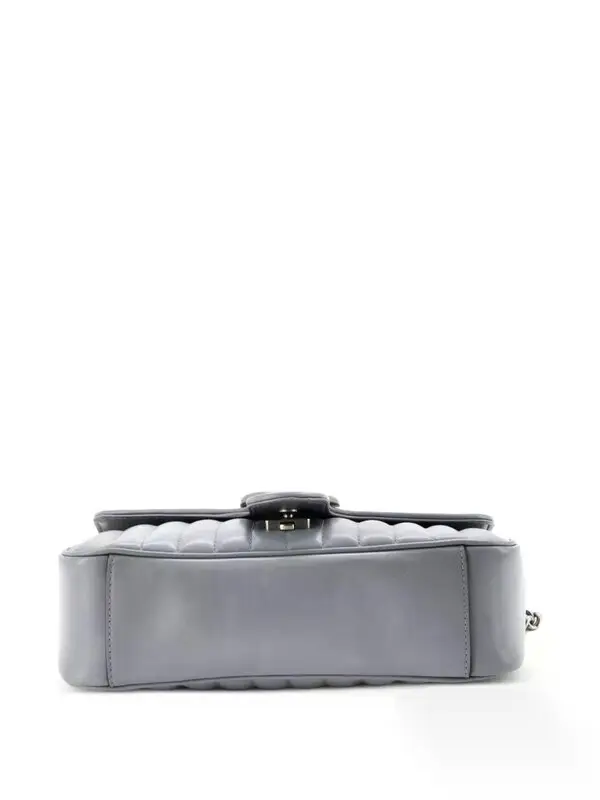 Gucci Gg Marmont Small Shoulder Bag - Grey