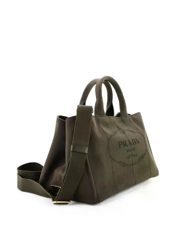 Prada Canapa Convertible Tote Bag
