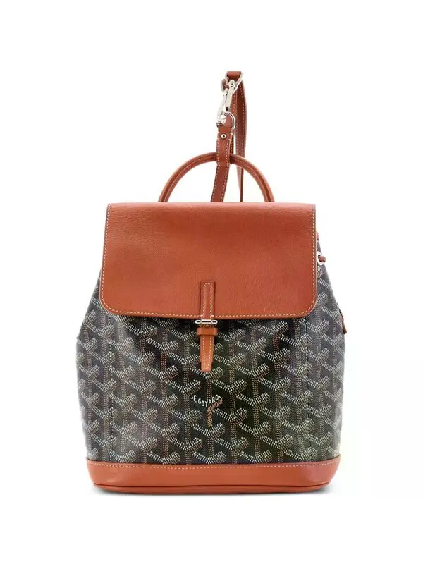 Goyard Alpin Mini Backpack In Coated Canvas - Brown