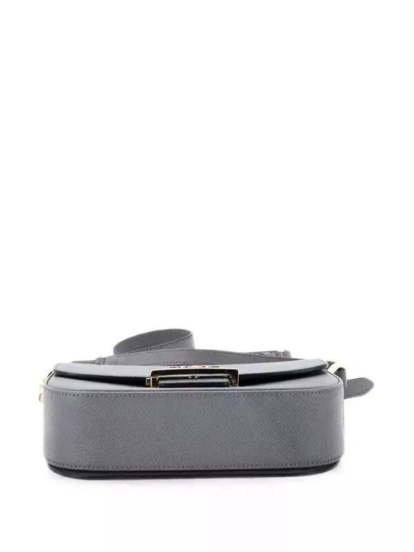 Prada Embleme Flap Saffiano Leather Shoulder Bag