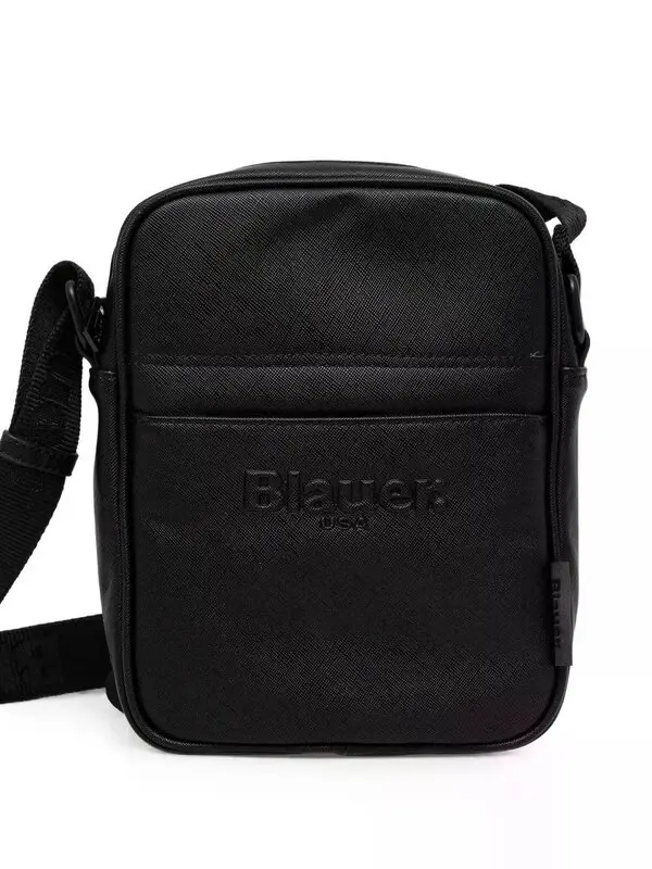 BLAUER. Logo-embossed Belt Bag - Black