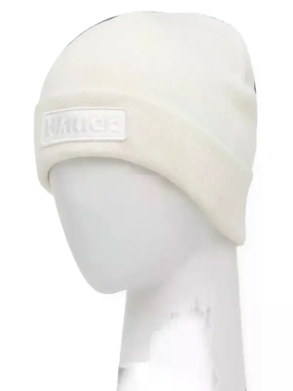 BLAUER. Cheshire Logo-patch Beanie Hat