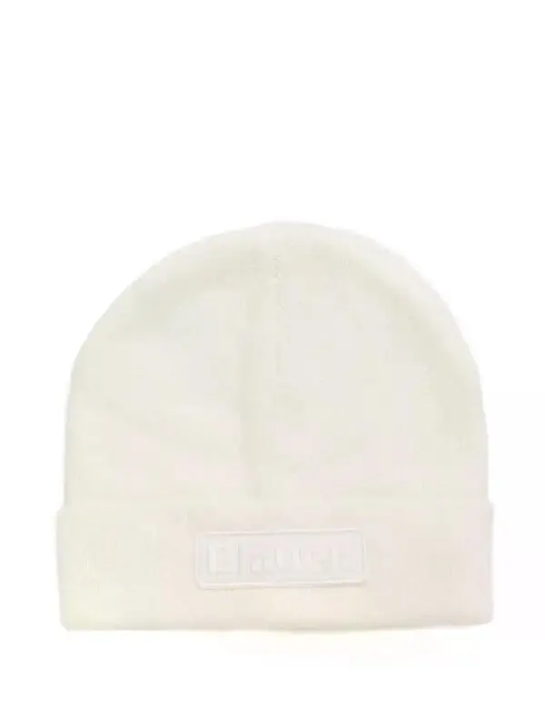 BLAUER. Cheshire Logo-patch Beanie Hat - Neutrals