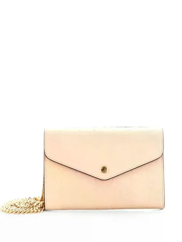 Gucci Envelope Wallet On Chain Shoulder Bag - Neutrals