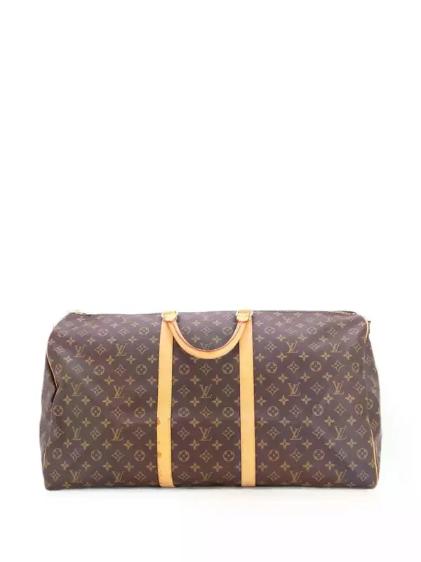 LOUIS VUITTON Keepall Bandoulière 60 Travel Bag Monogram Canvas
