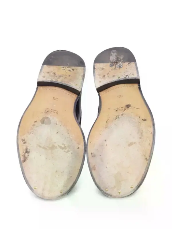 Gucci Millennial Ribot Leather Loafers