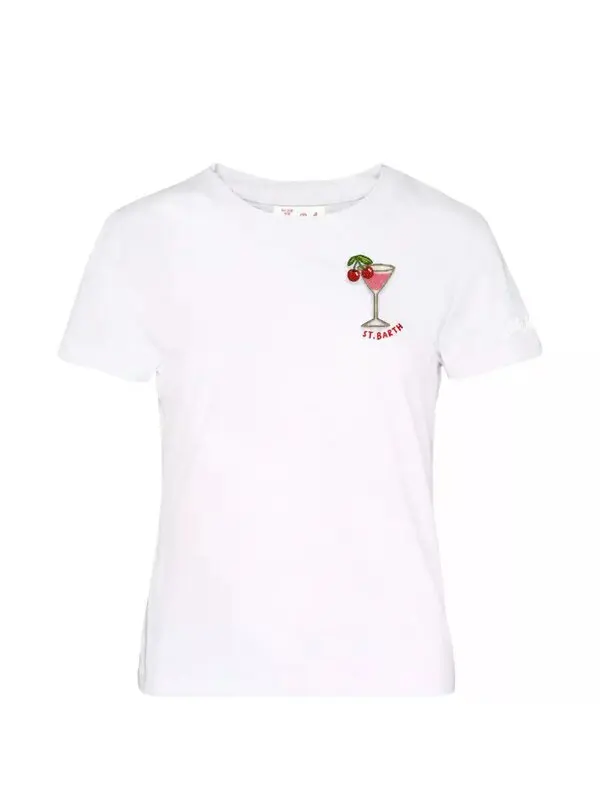 MC2 SAINT BARTH Emilie Bead-embellished T-shirt