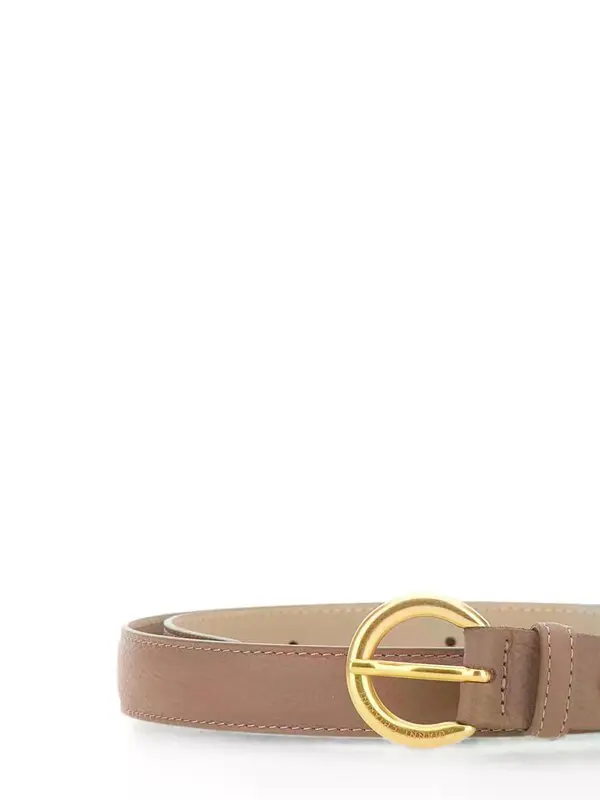 GIANNI CHIARINI Hammered Leather Belt