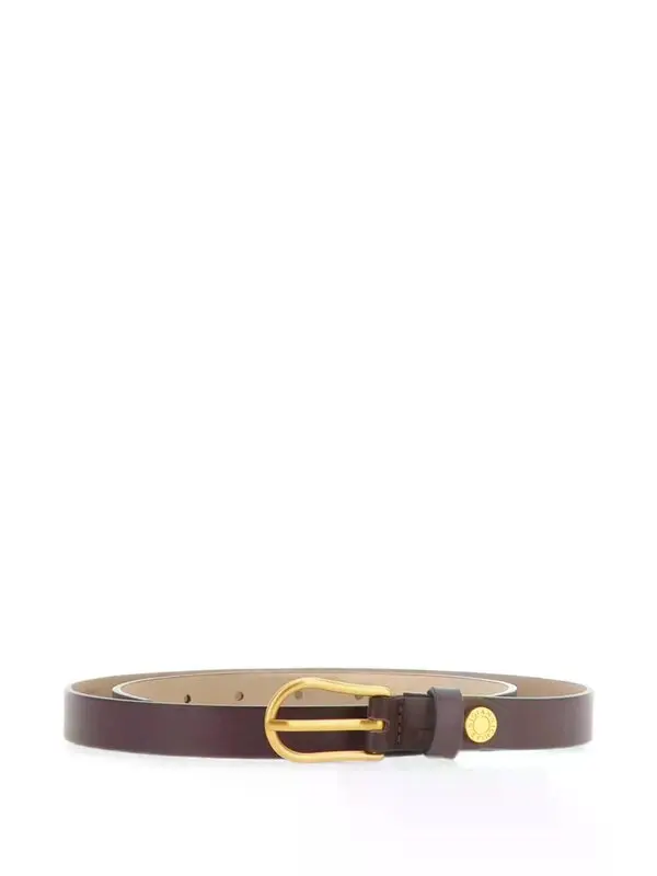 GIANNI CHIARINI Logo Leather Belt
