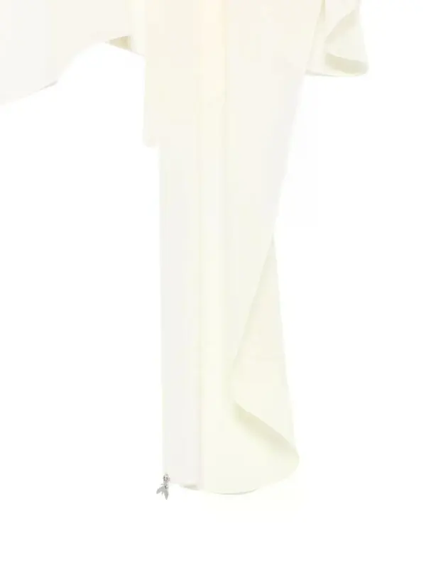 Patrizia Pepe Logo-charm Asymmetric Scarf