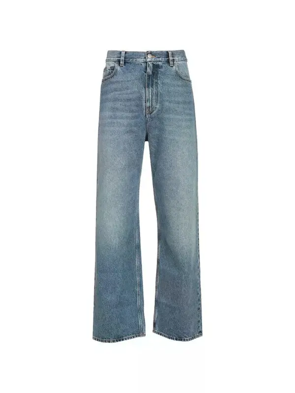 Fendi Selleria Stone-wash Jeans - Blue