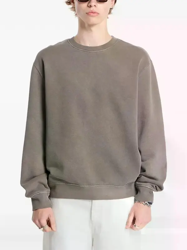 A.p.c. Logo Print Crew Neck Sweater