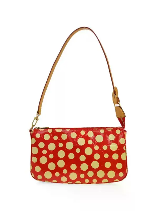 LOUIS VUITTON X Yayoi Kusama 2012 Dot Infinity Pochette Handbag - Red