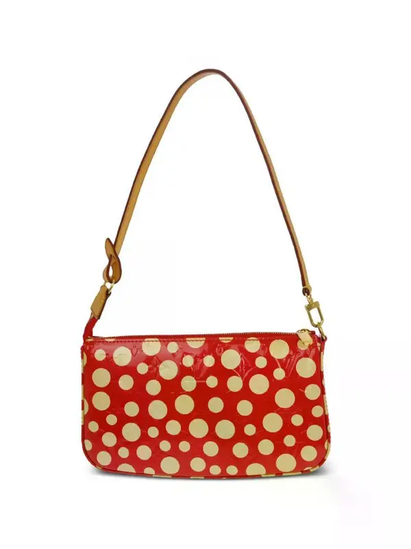 LOUIS VUITTON X Yayoi Kusama 2012 Dot Infinity Pochette Handbag