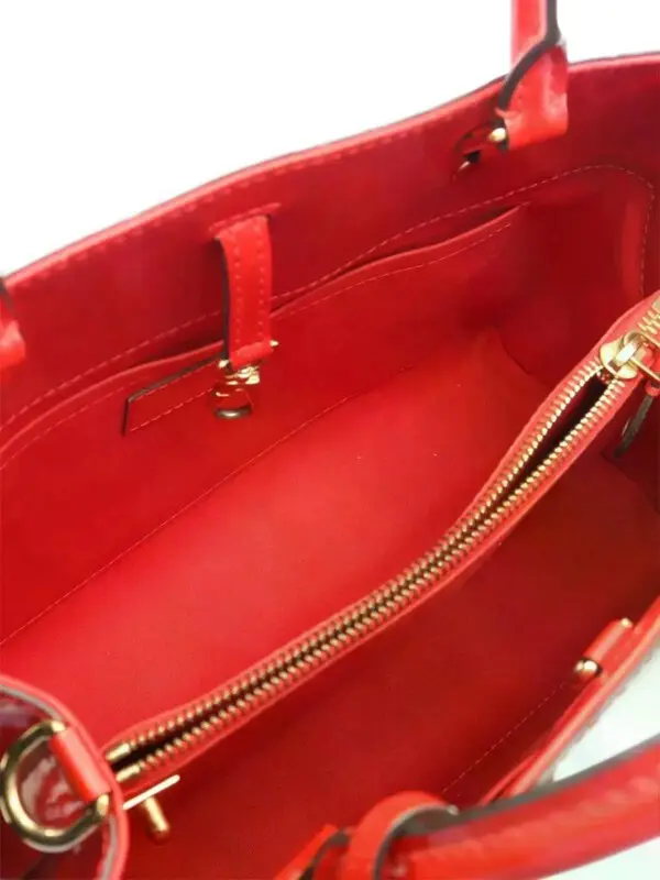 LOUIS VUITTON Montaigne Monogram Tote Bag - Red