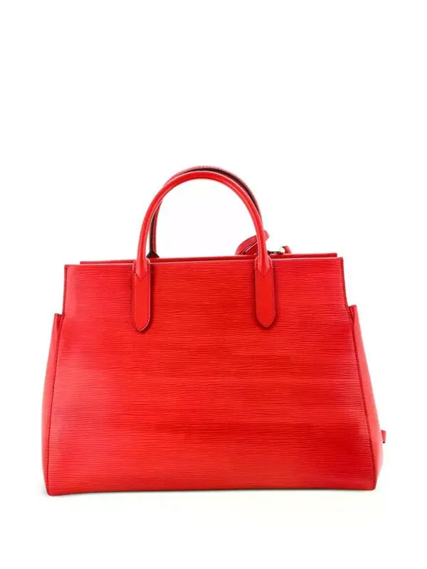 LOUIS VUITTON Epi Leather Mm Satchel Handbag - Red