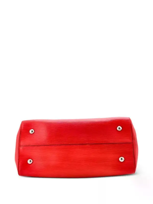 LOUIS VUITTON Epi Leather Mm Satchel Handbag - Red