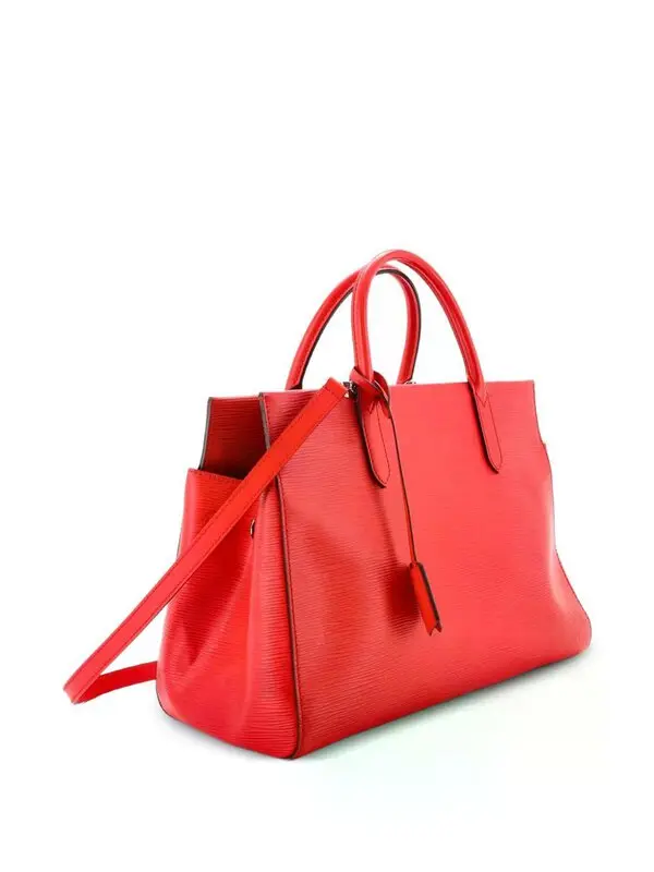 LOUIS VUITTON Epi Leather Mm Satchel Handbag - Red
