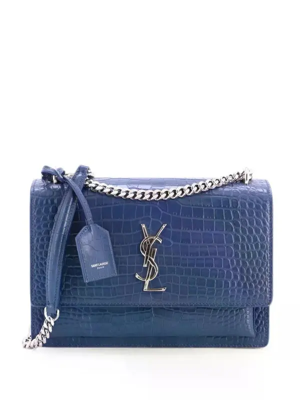 Saint Laurent Medium Sunset Bag - Blue