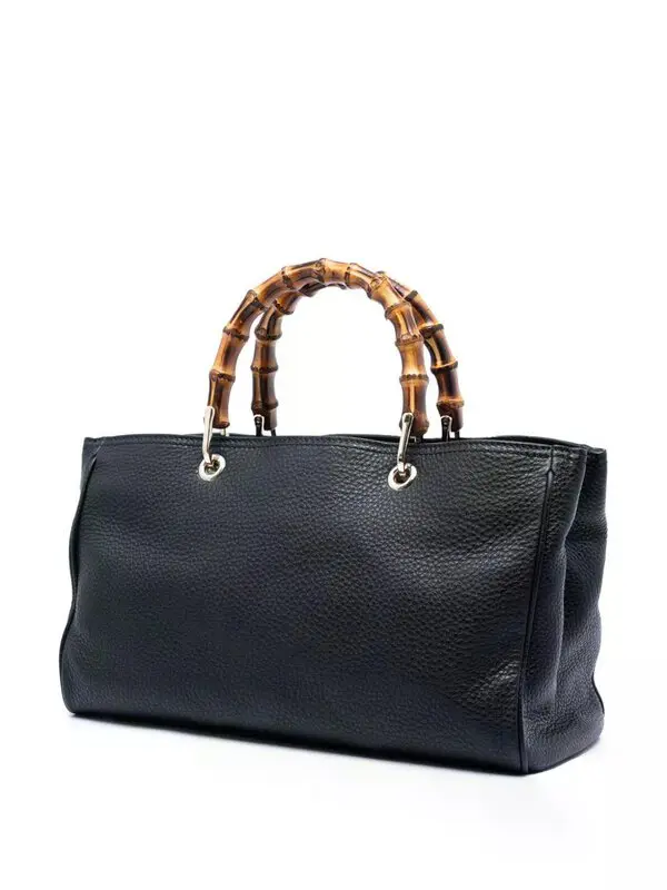 Gucci Medium Calfskin Bamboo Shopper Satchel