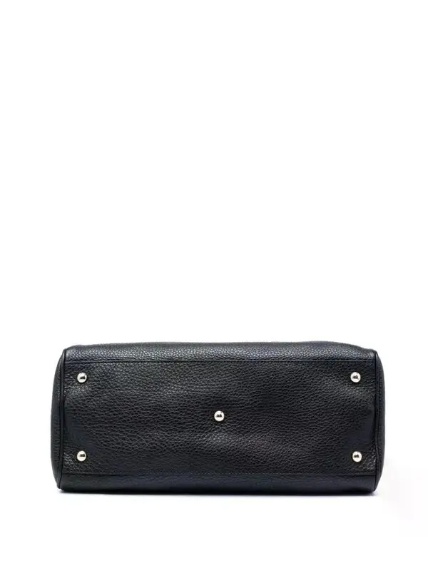 Gucci Medium Calfskin Bamboo Shopper Satchel