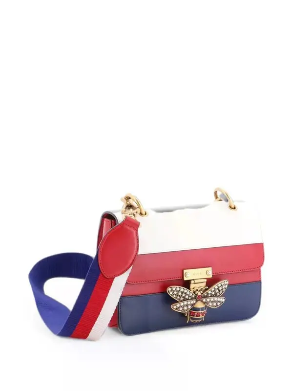 Gucci Queen Margaret Flap Bag Colorblock Leather Medium Shoulder Bag