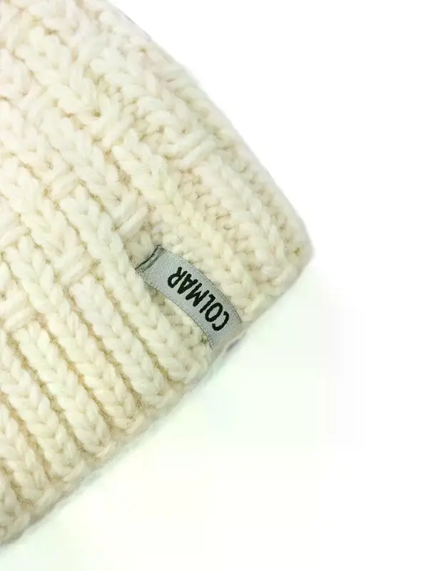COLMAR Knitted Beanie Hat With Pom-pom Detail