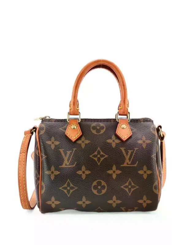 LOUIS VUITTON Speedy Bandoulière Monogram Canvas Nano Crossbody Bag