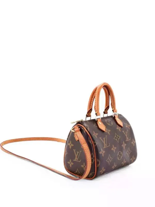 LOUIS VUITTON Speedy Bandoulière Monogram Canvas Nano Crossbody Bag
