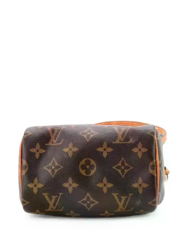 LOUIS VUITTON Speedy Bandoulière Monogram Canvas Nano Crossbody Bag