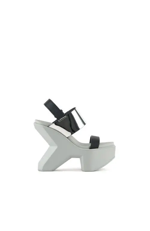 United Nude Boulder Sandal - Silver