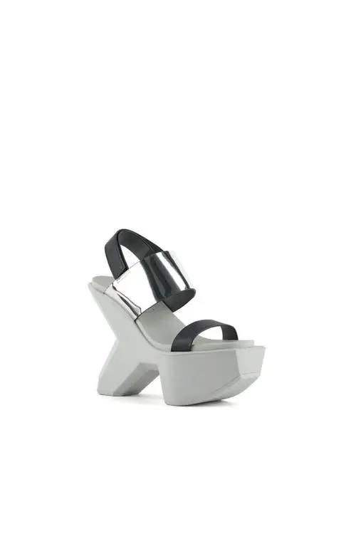 United Nude Boulder Sandal - Silver